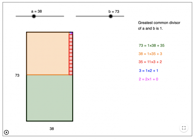 Visualizing Euclids Algorithm Paperless Math
